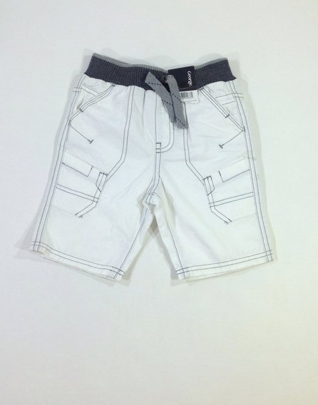 George fehér vászon térdnadrág