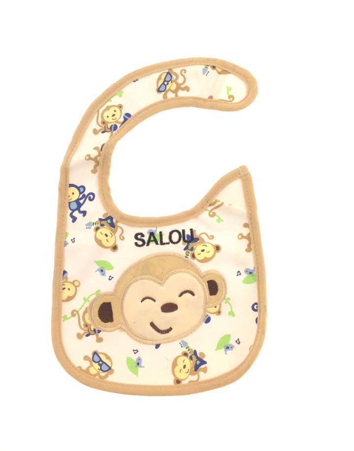 Majom mintás baba előke | Gyerekruha Klub