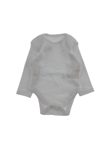 George fehér hosszú ujjú body | Gyerekruha Klub