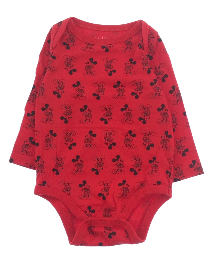 GAP Mickey egeres piros body | Gyerekruha Klub